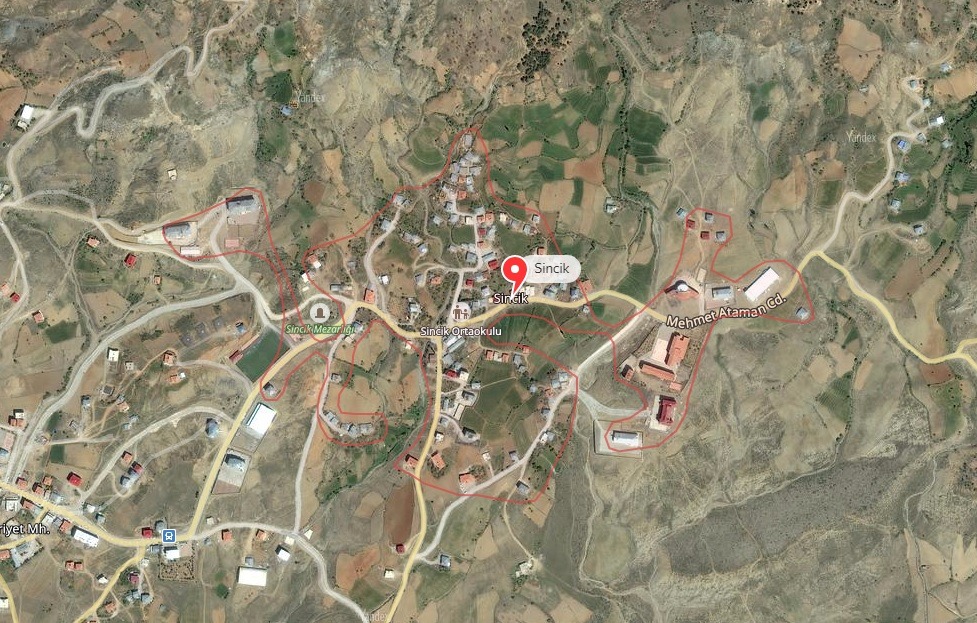 Sincik Uydu Görüntüsü Haritası, Adıyaman - 7/24 Canlı Kamera Sincik Uydu Görüntüsü Haritası, Adıyaman - 7/24 Canlı Kamera