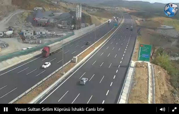 Yavuz Sultan Selim Köprüsü İshaklı Canlı Mobese İzle - 7/24 Canlı Kamera Yavuz Sultan Selim Köprüsü İshaklı Canlı Mobese İzle - 7/24 Canlı Kamera
